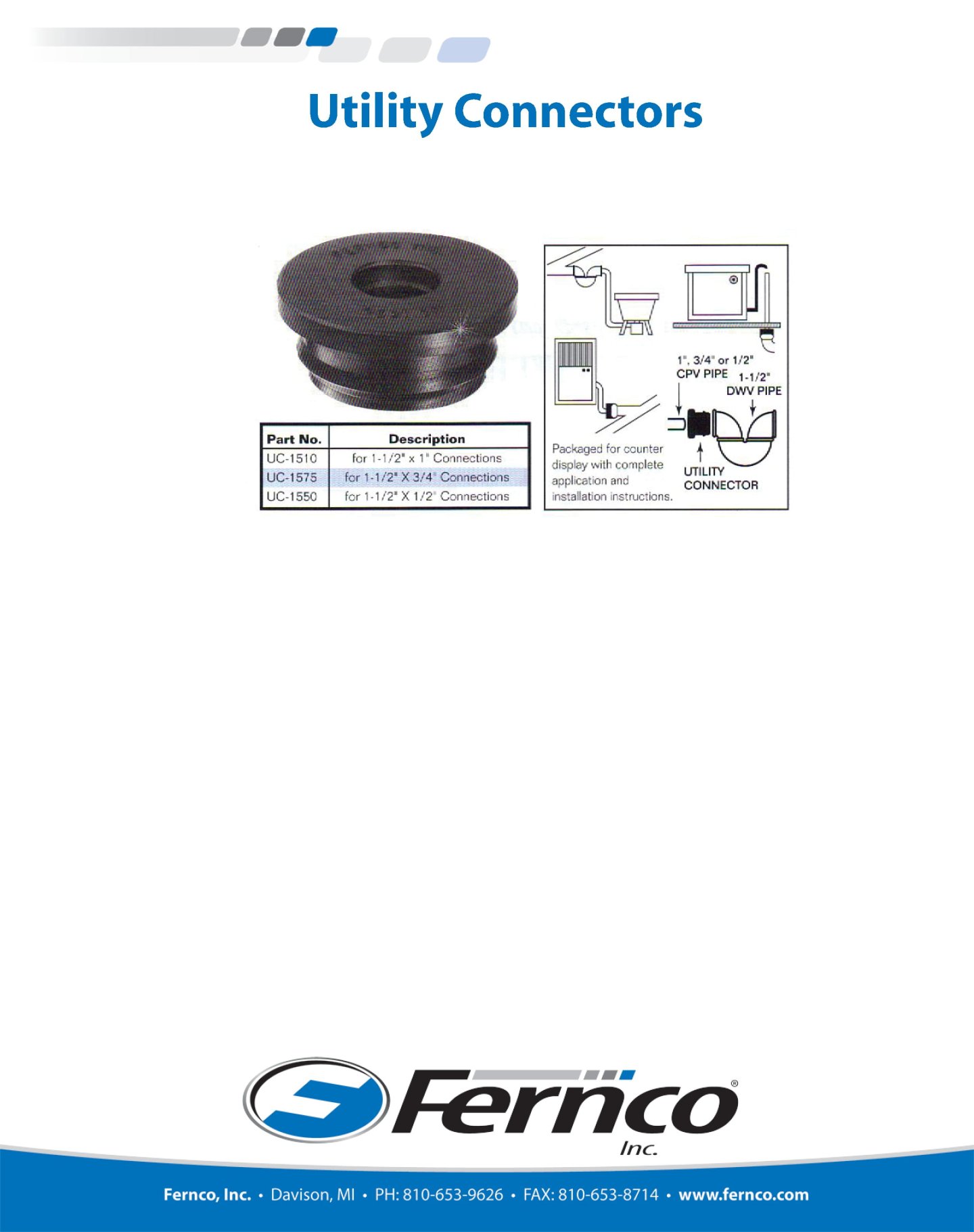Fernco Utility Connectors Installation | Fernco - US Fernco Utility Connectors Installation | Fernco - US